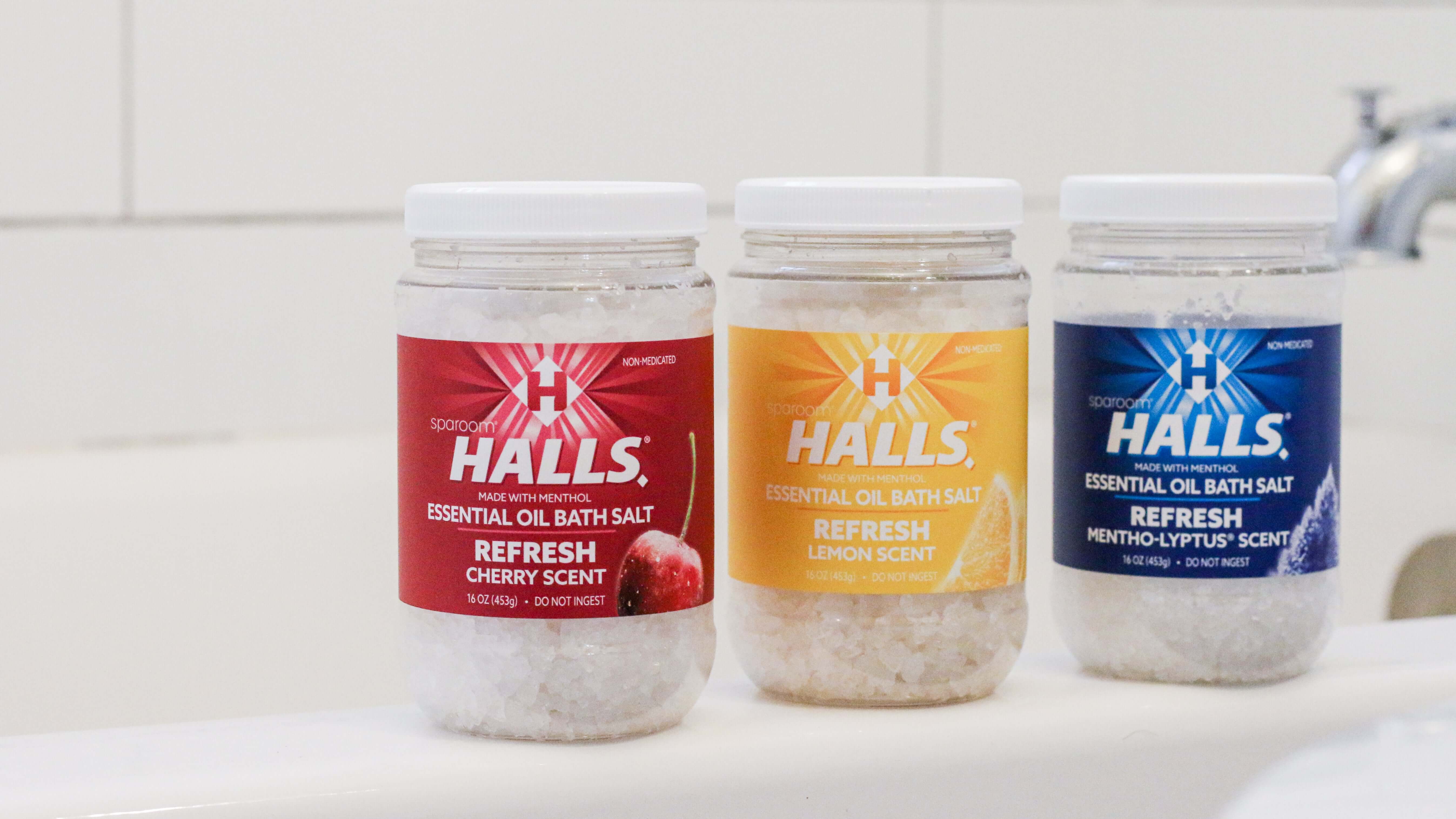 HALLS® Bath Salts: Relax and Rejuvenate | Sparoom